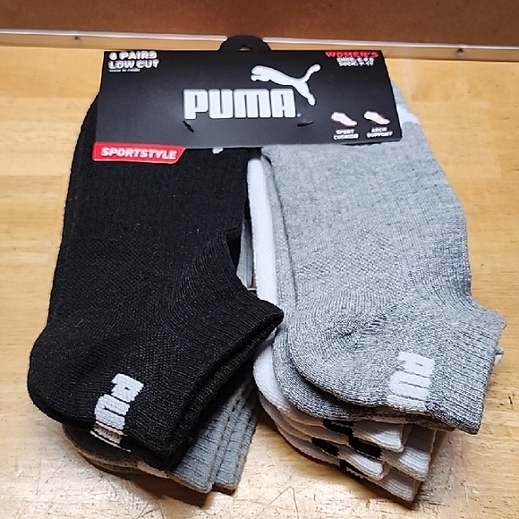 Puma | Underwear & Socks | Puma Sportstyle Mens Low Cut Socks Black And ...